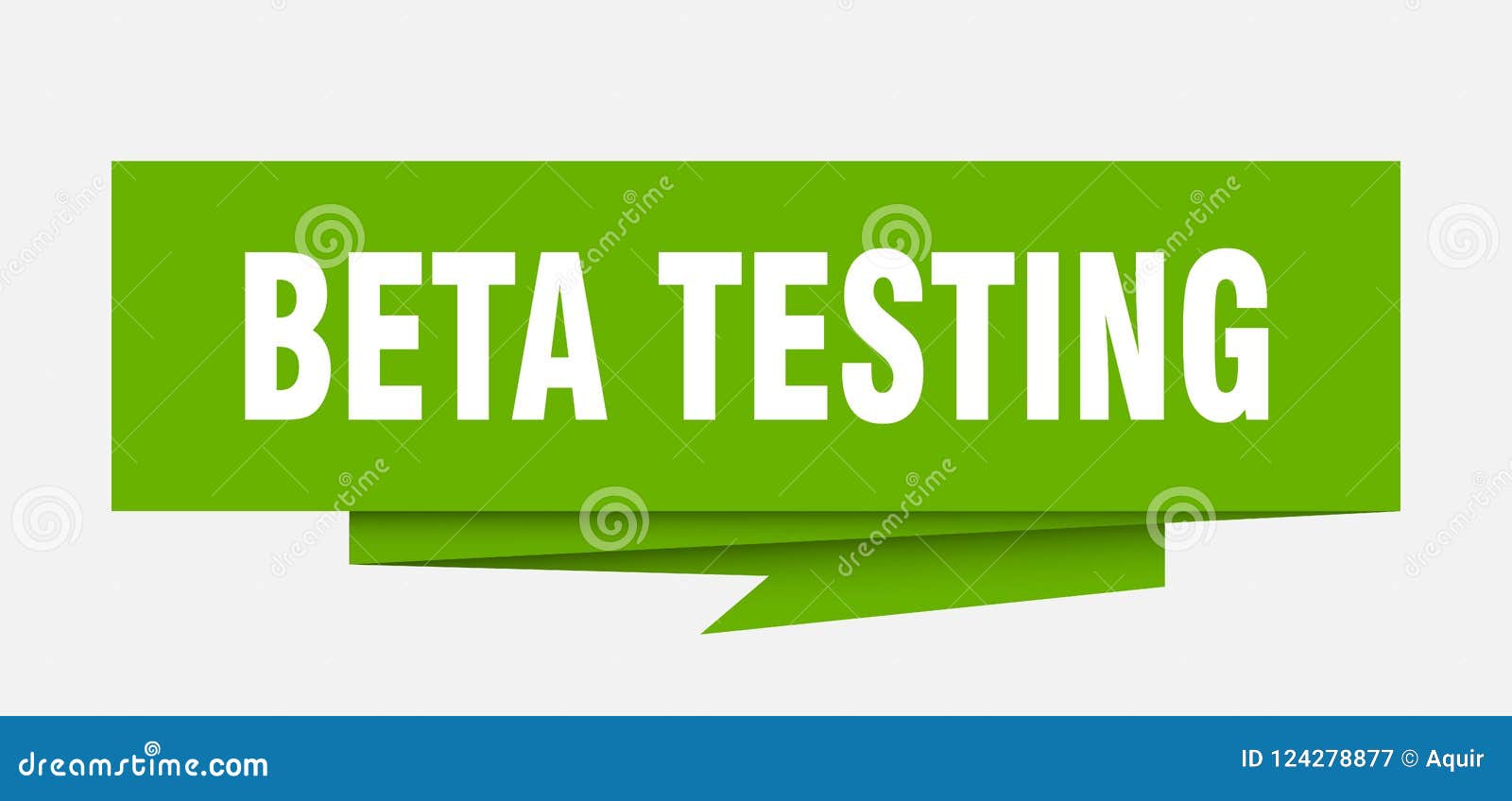 Beta testing stock vector. Illustration of isolated - 124278877