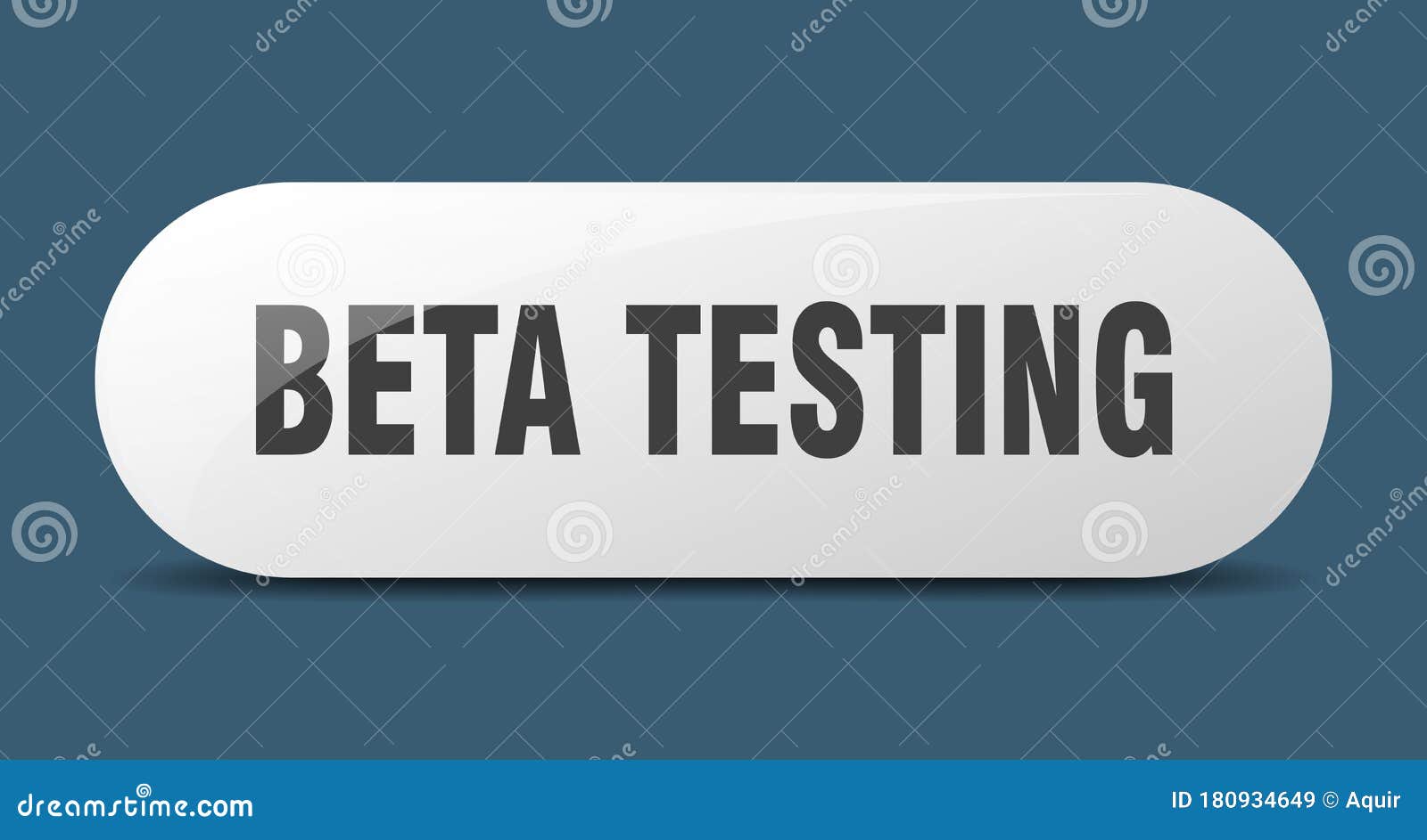 Beta Testing Button. Beta Testing Sign. Key. Push Button Stock Vector ...