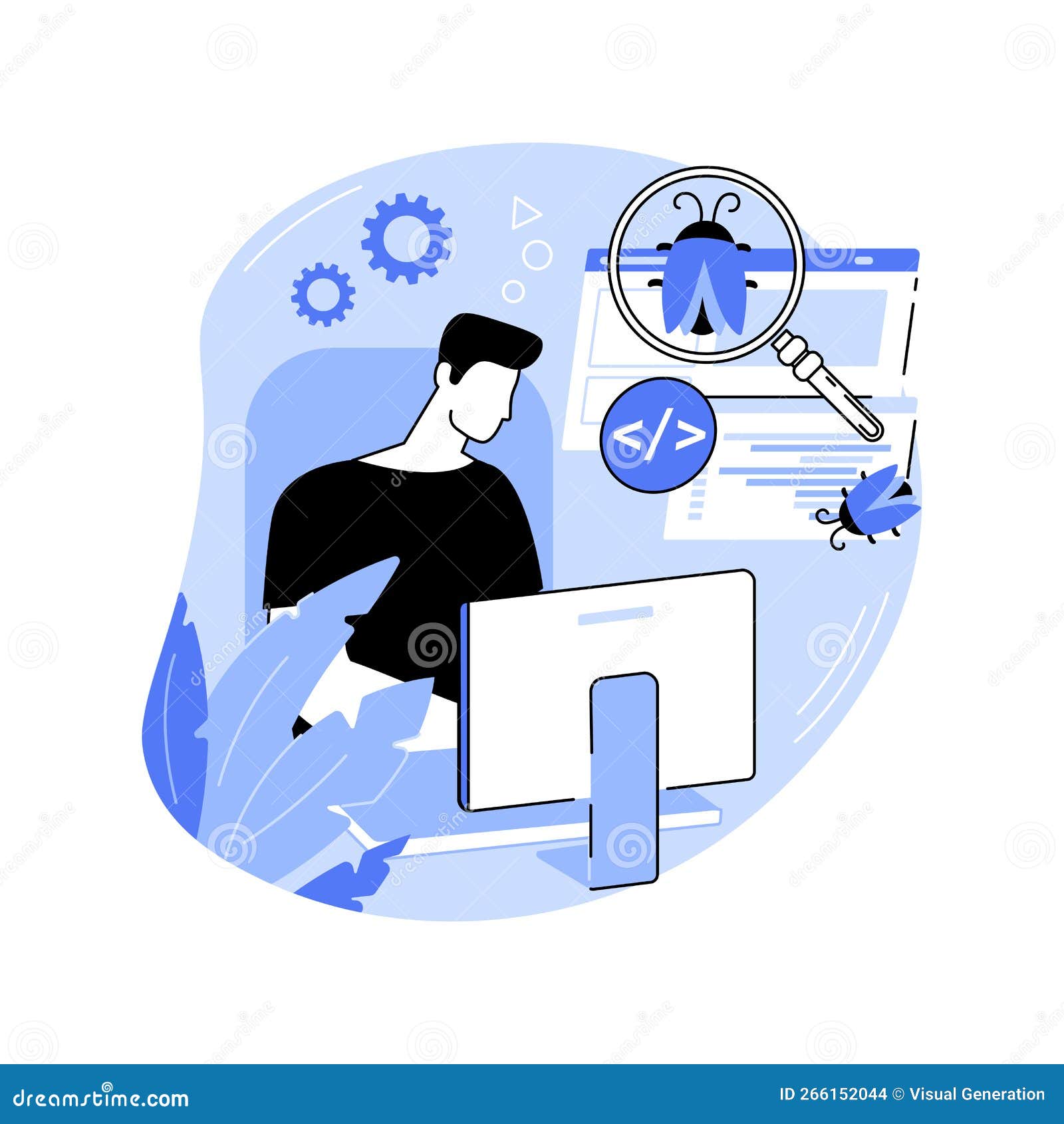 Beta Testing Isolated Cartoon Vector Illustrations. Stock Vector ...