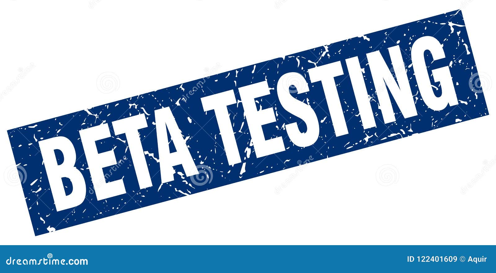 Beta testing stamp stock vector. Illustration of insignia - 122401609