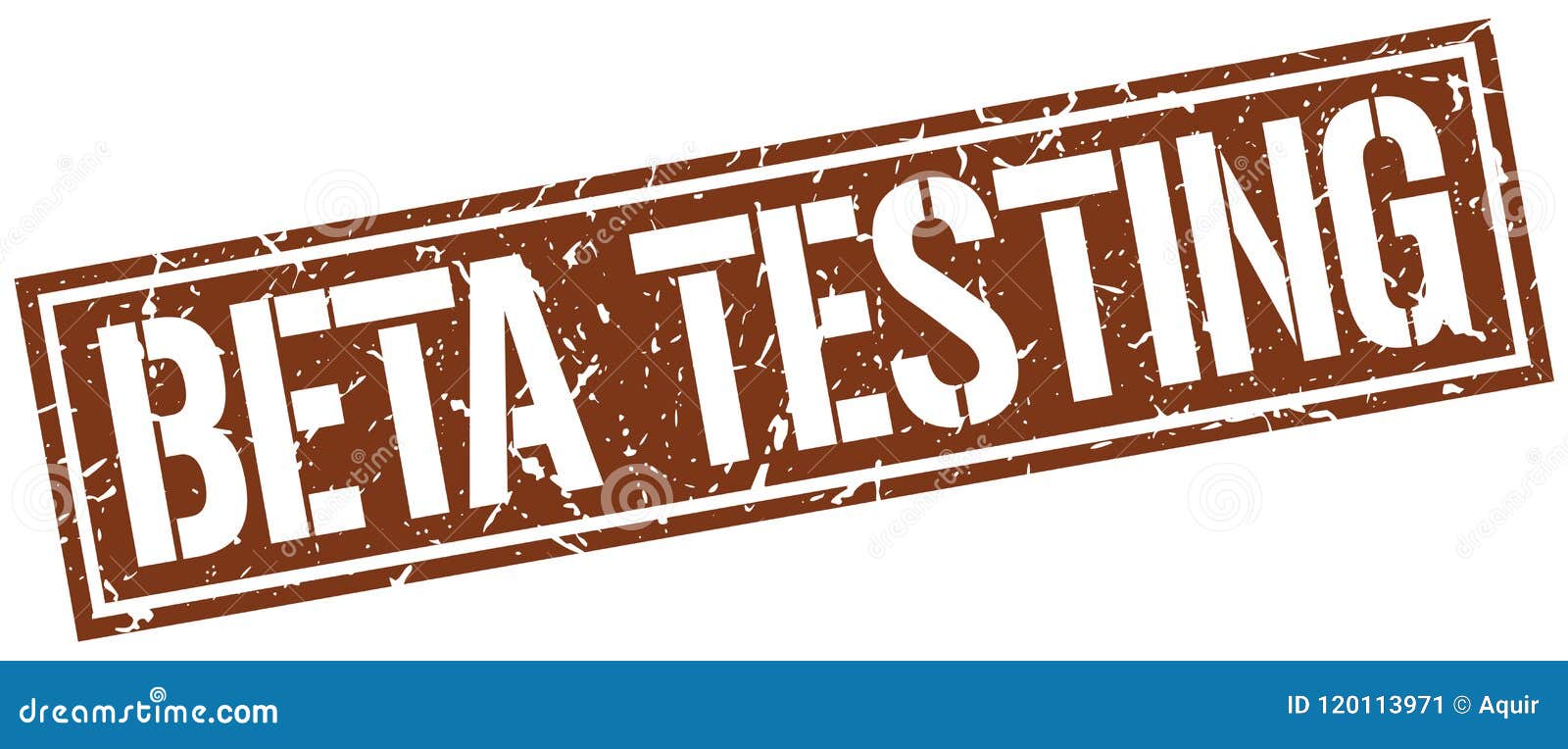 Beta testing stamp stock vector. Illustration of stamp - 120113971