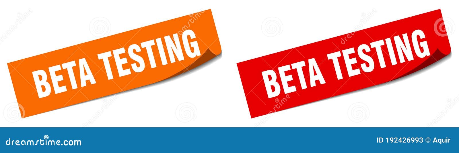Beta Testing Sticker. Beta Testing Sign Set Stock Vector - Illustration ...