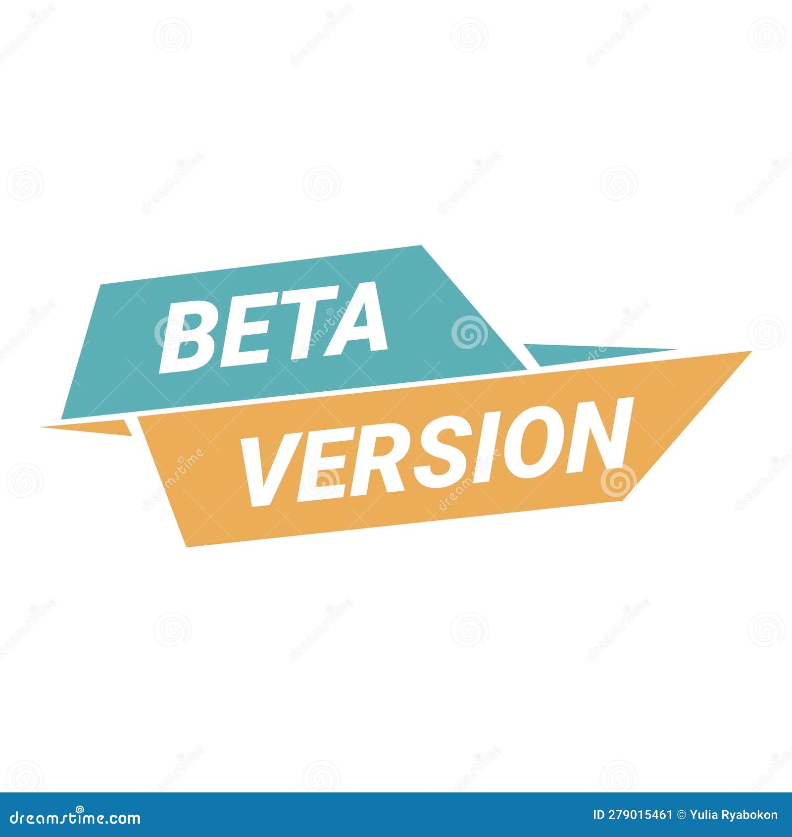 Beta Version Icon Cartoon Vector. Computer Software Stock Vector ...