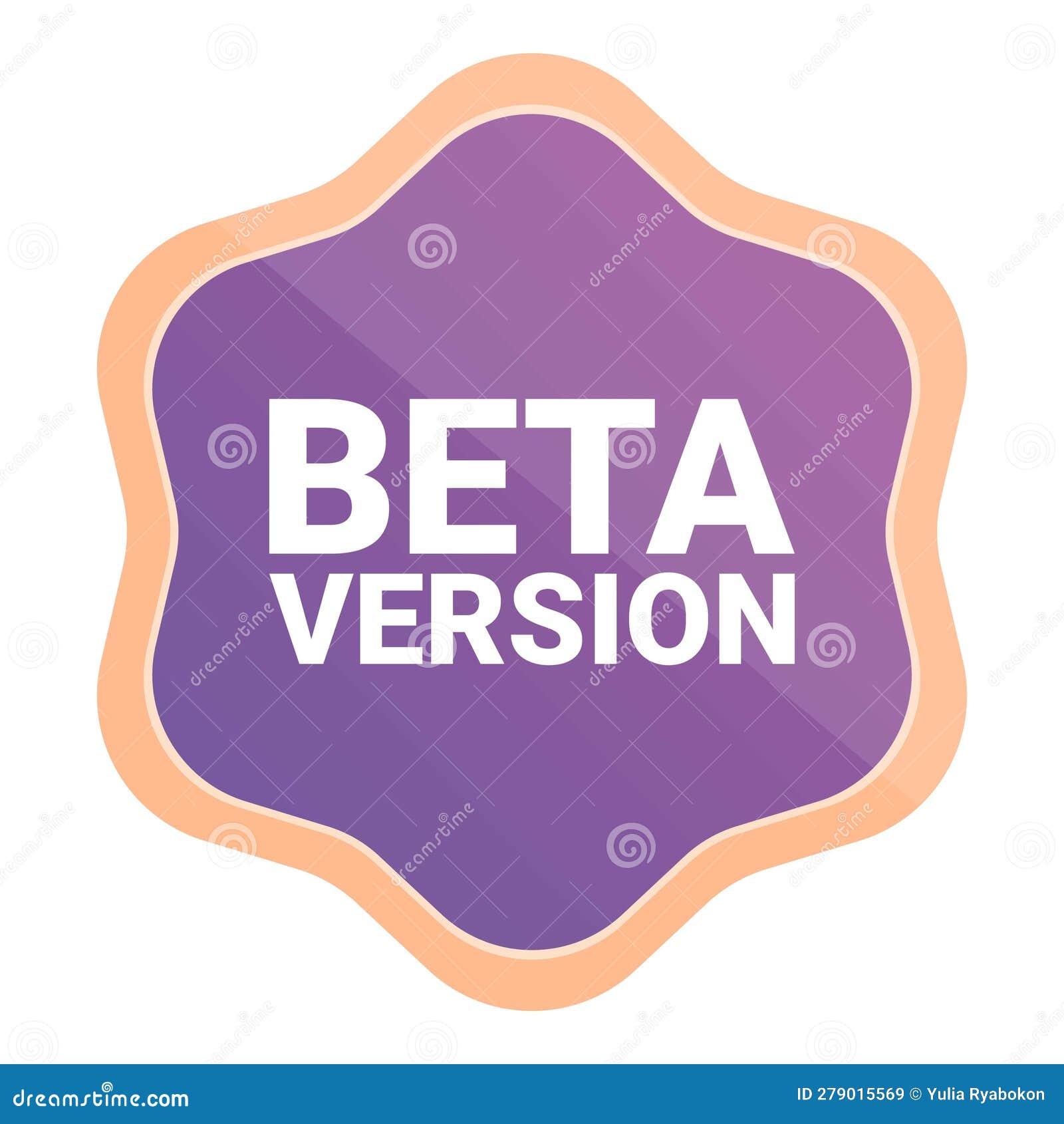 Beta Version Pack Icon Cartoon Vector. Digital Web Stock Vector ...
