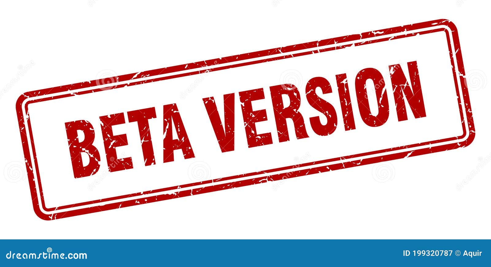 Beta version stamp stock vector. Illustration of beta - 199320787