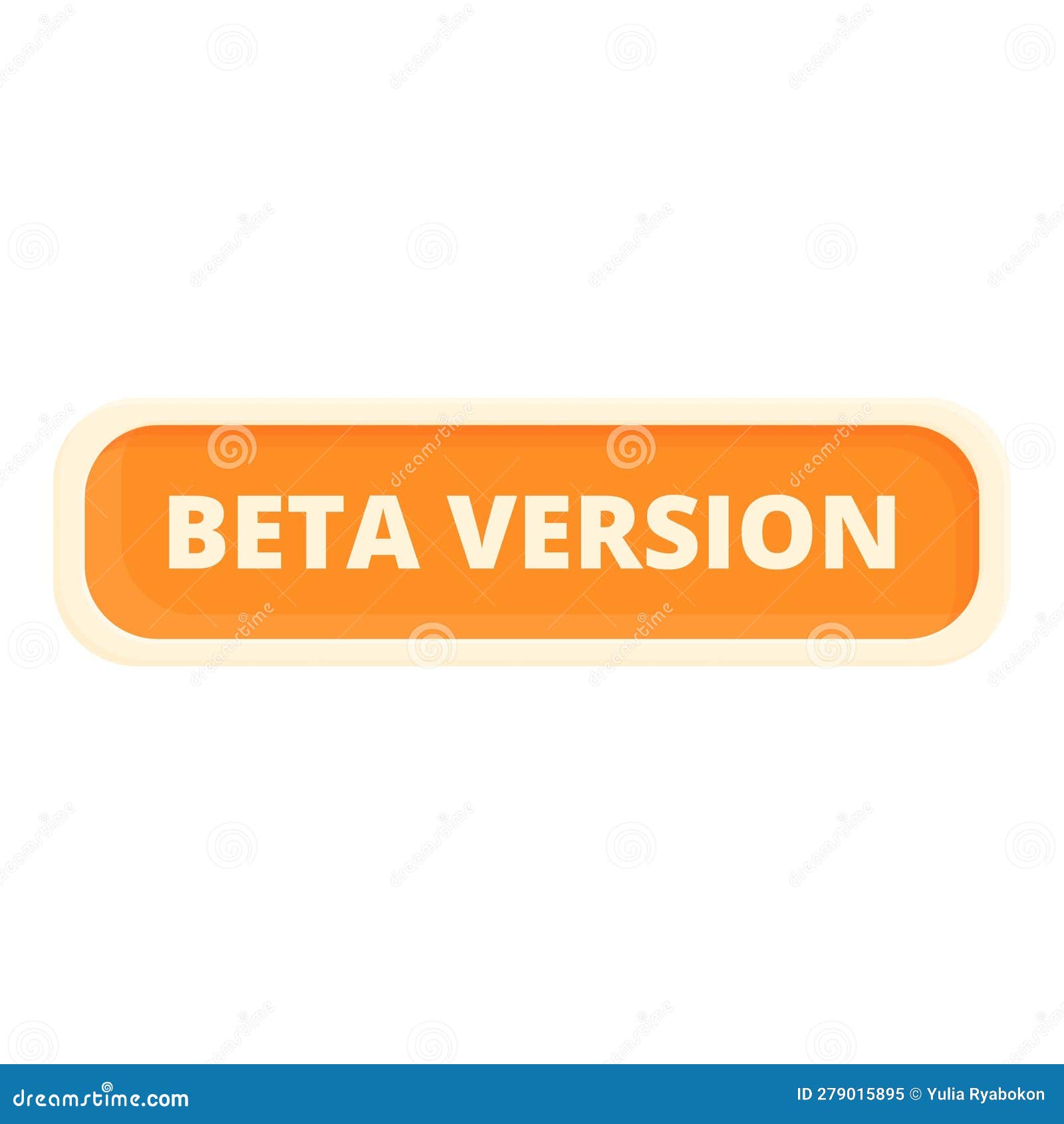 Beta Version Tag Icon Cartoon Vector. Computer Upgrade Stock Vector ...