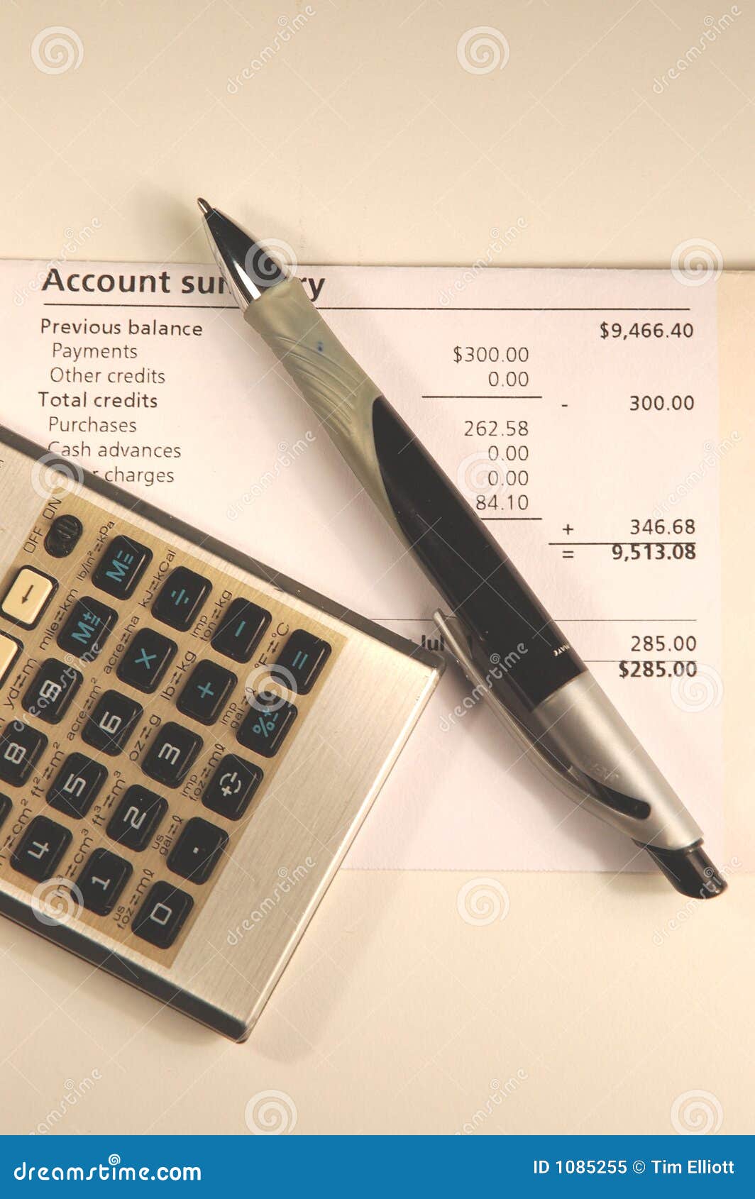 Betaal de Rekeningen stock afbeelding. Image of krediet - 1085255