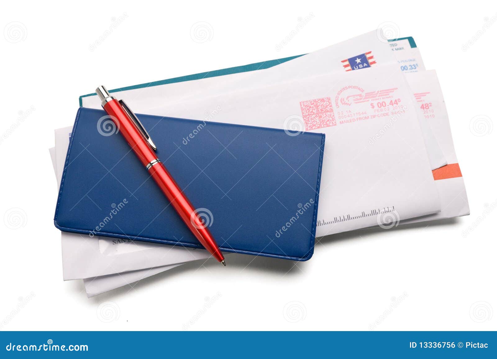 Betaal de rekeningen stock foto. Image of zegel, persoonlijk - 13336756