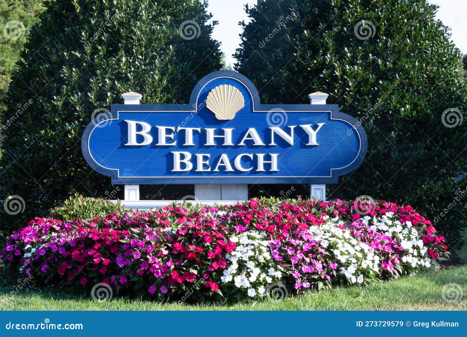 Bethany Beach Deleware Welcome Sign Editorial Stock Image - Image of ...