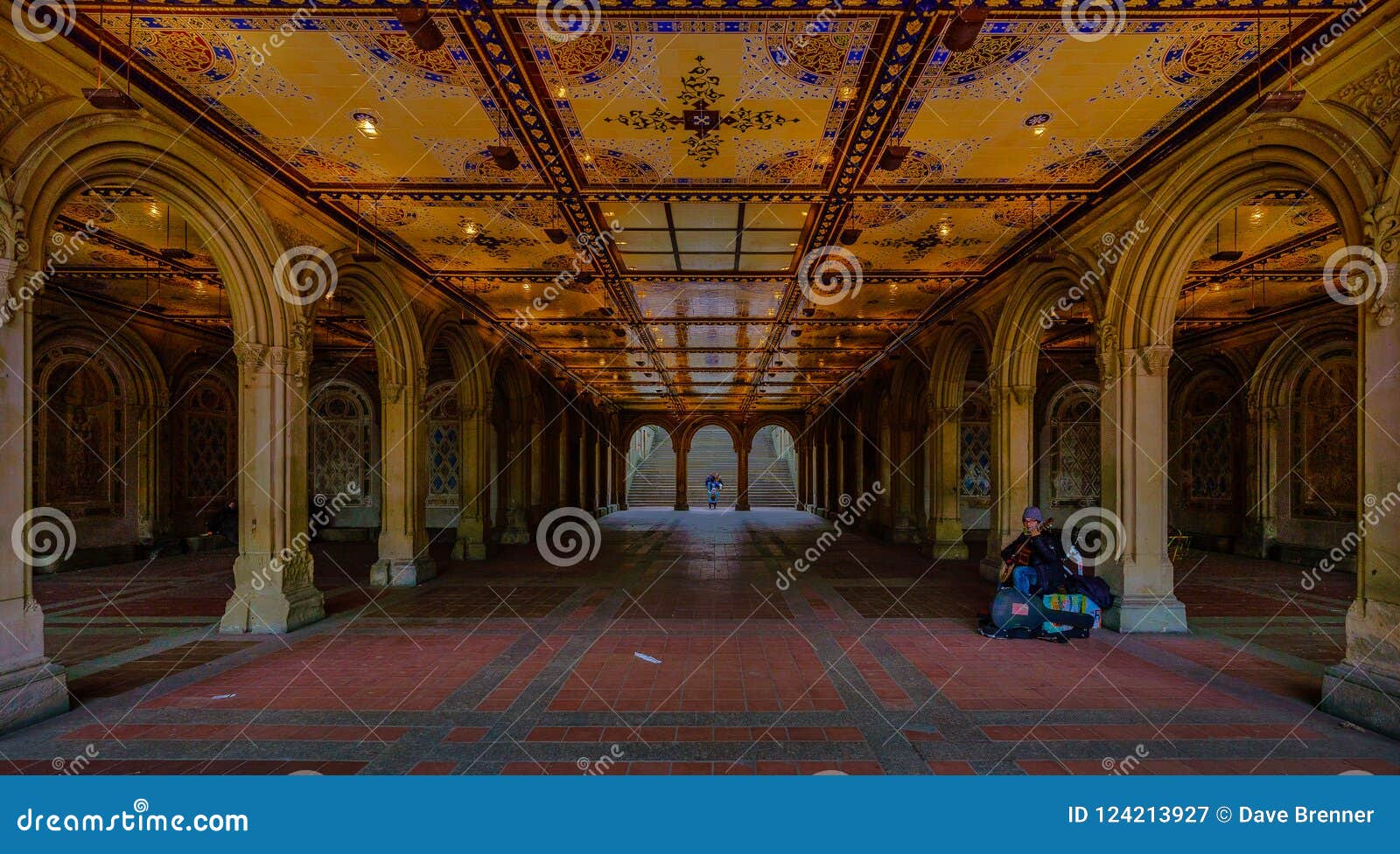 Bethesda Terrace Central Park Editorial Photography - Image of arcade ...