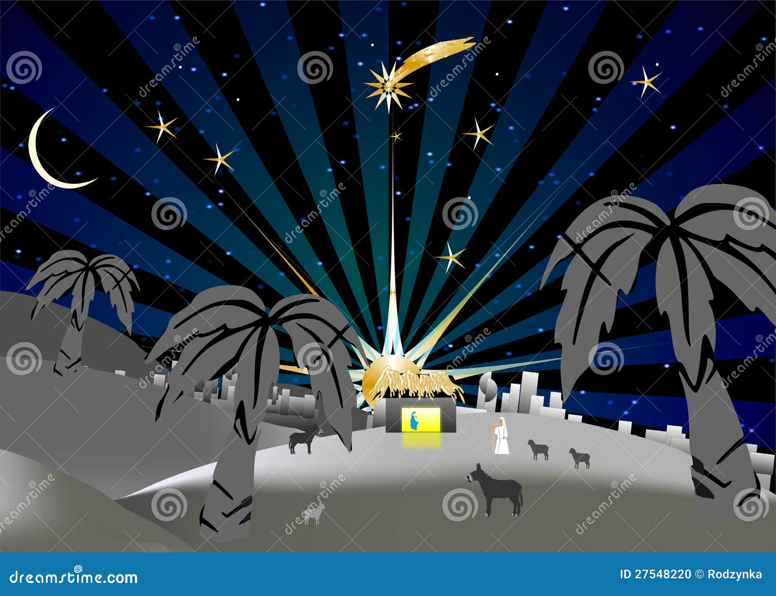 Bethlehem stock illustration. Illustration of symbol - 27548220