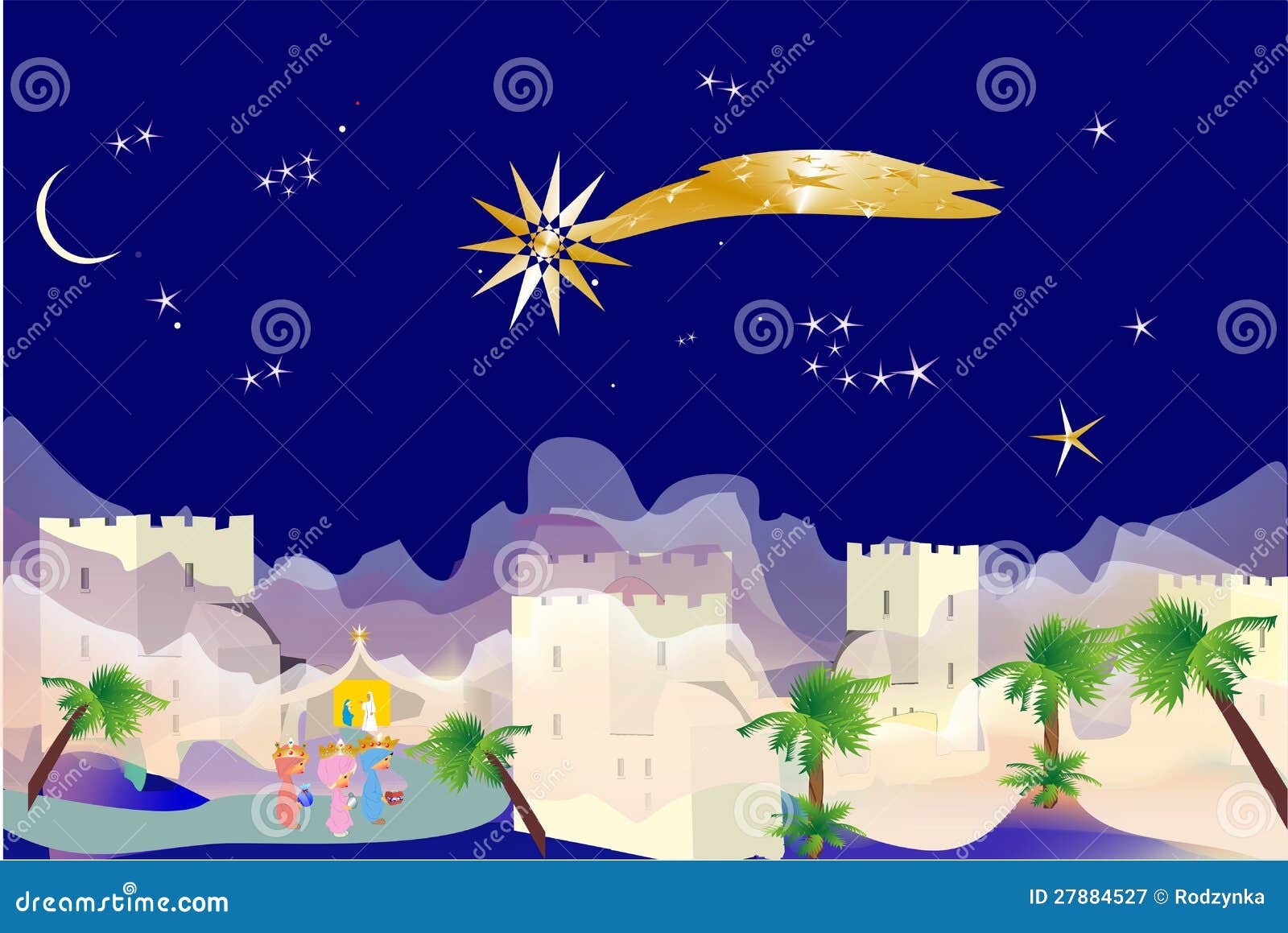 Bethlehem stock illustration. Illustration of happy, jerusalem - 27884527