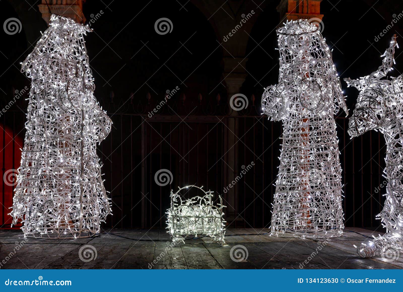 Bethlehem made with leds stock photo. Image of background - 134123630