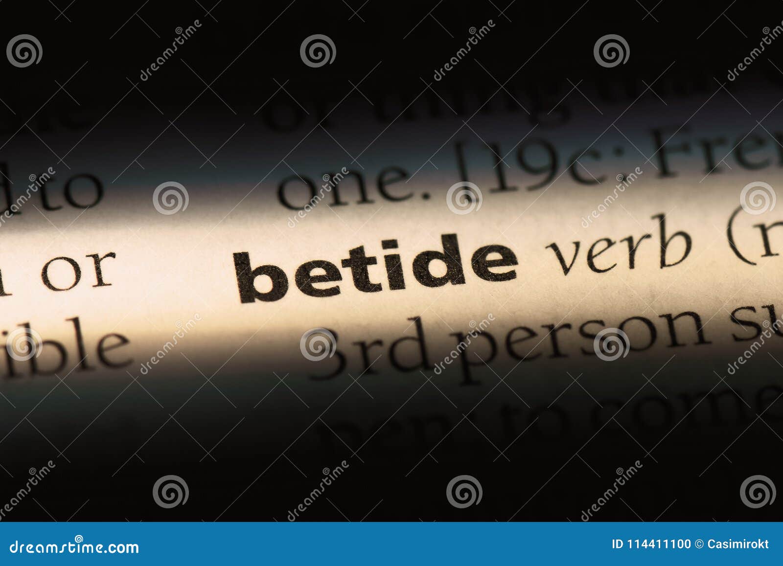 Betide stock foto. Image of boek, idee, macro, tekst - 114411100
