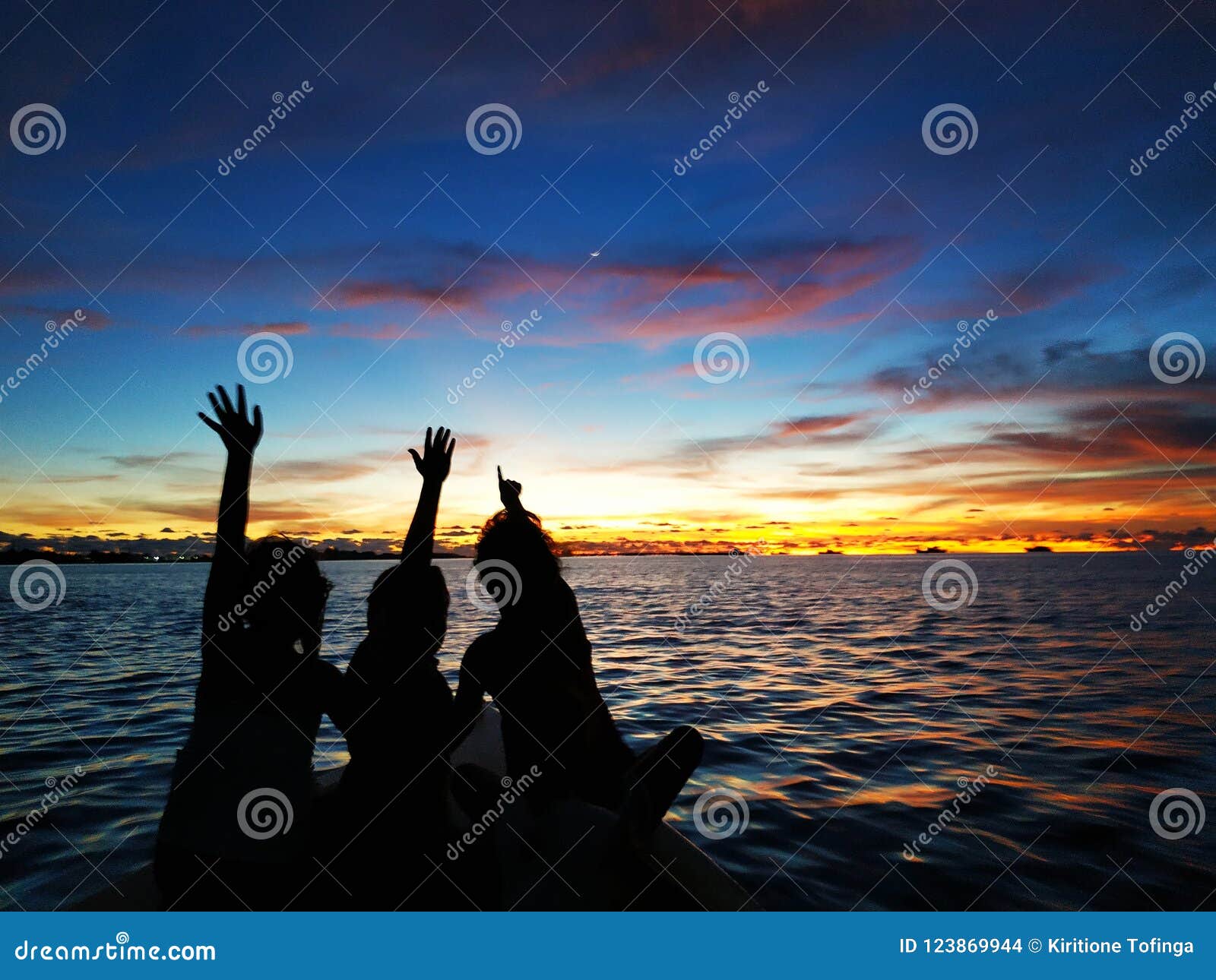 Betio Sunset stock photo. Image of tarawakiribati, kiritione - 123869944