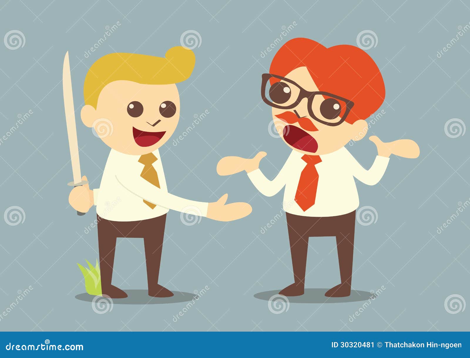 Betrayal Vector Illustration | CartoonDealer.com #92370936