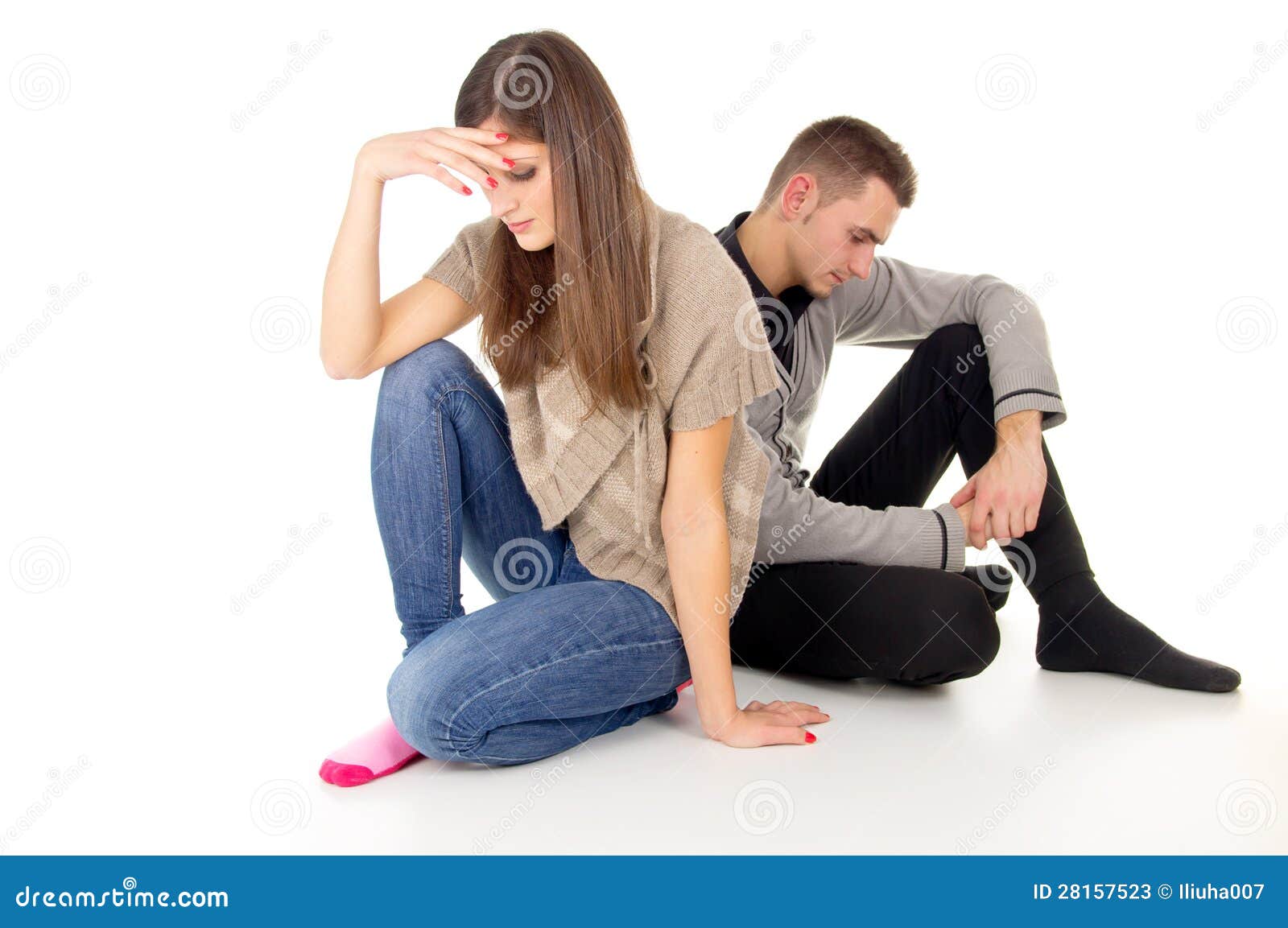 Betrayal between a Man and a Woman Stock Image - Image of husband, hurt ...