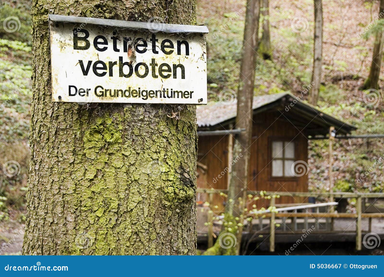 Betreten verboten stock image. Image of enter, trespassing - 5036667
