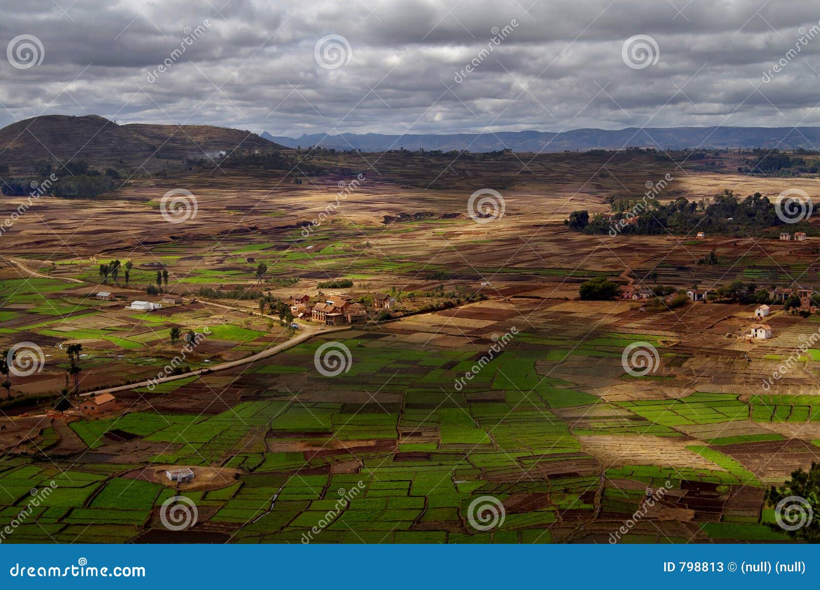 Betsileo Landscape at Madagascar Stock Image - Image of betsileo ...