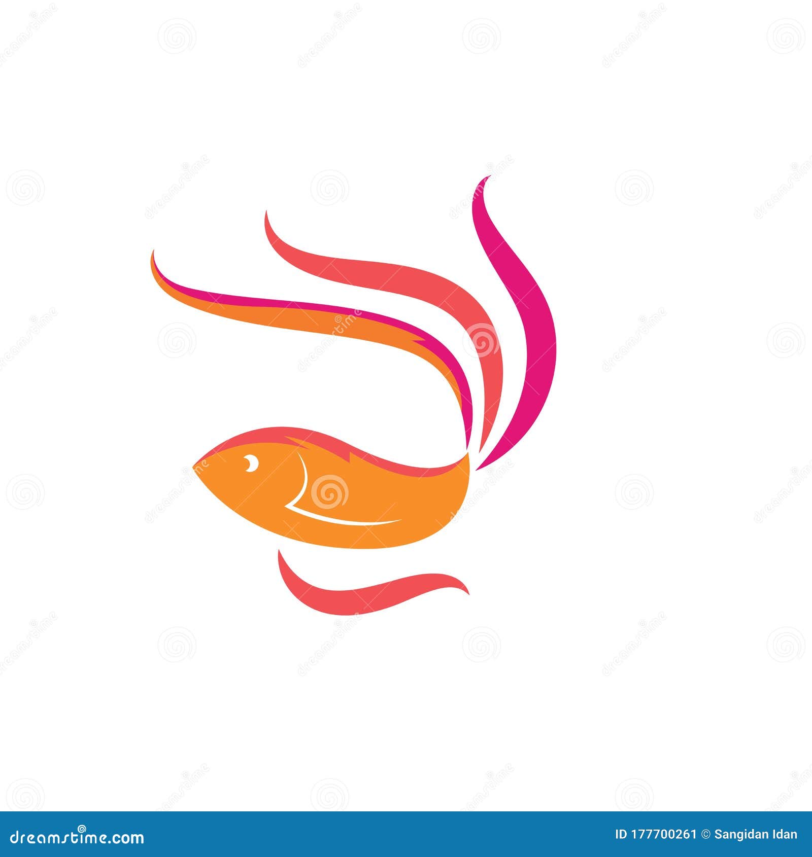 Betta Fish Icon Vector Illustration Design Stock Vector - Illustration ...