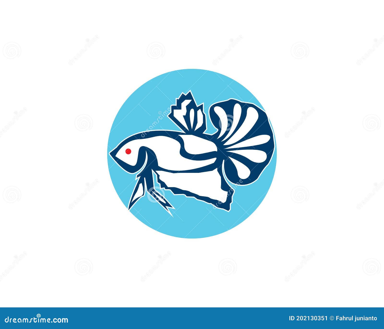 Betta Fish Logo Vector Template Stock Vector - Illustration of element ...
