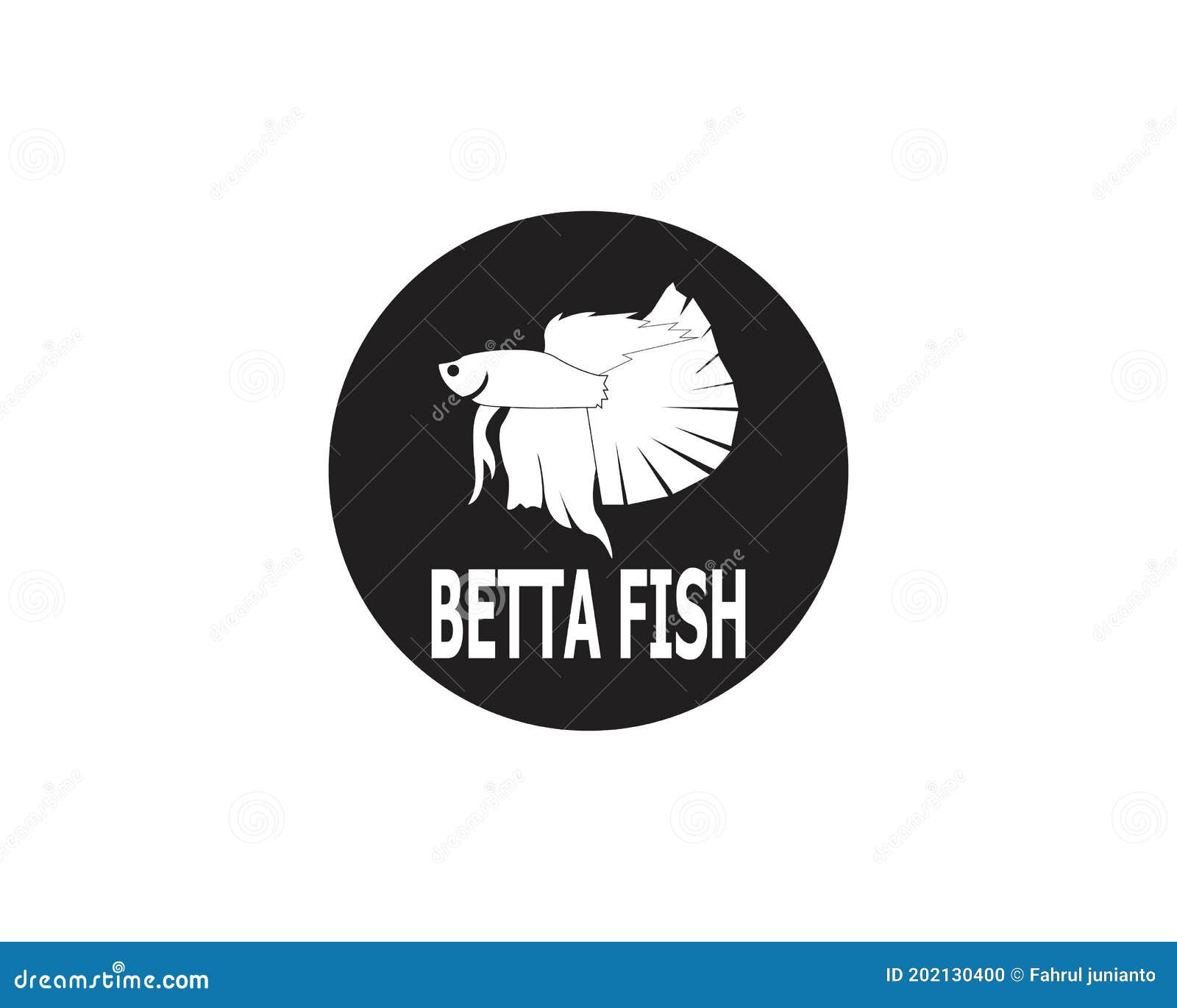 Betta Fish Logo Vector Template Stock Vector - Illustration of silhouette, beautiful: 202130400