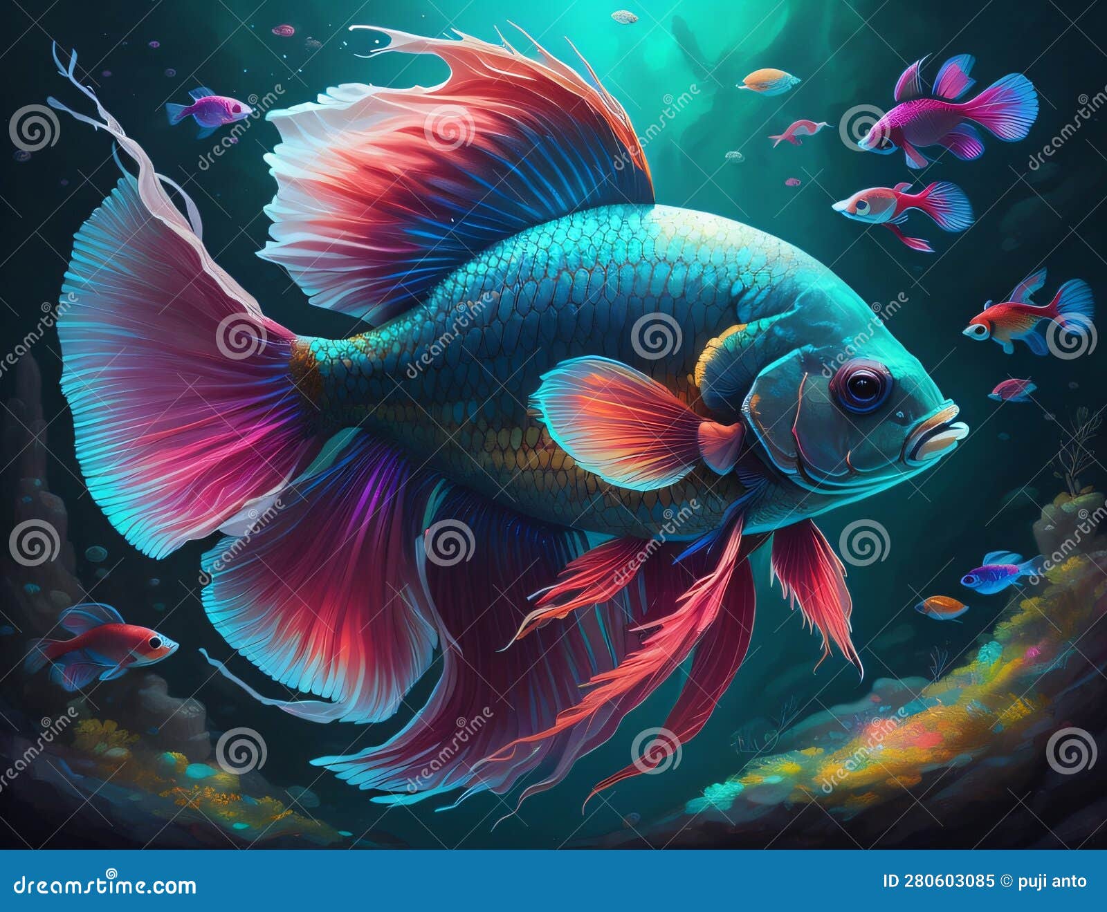 Betta Splendens or Siamese Fighting Betta is a Type of Betta Fish Which ...