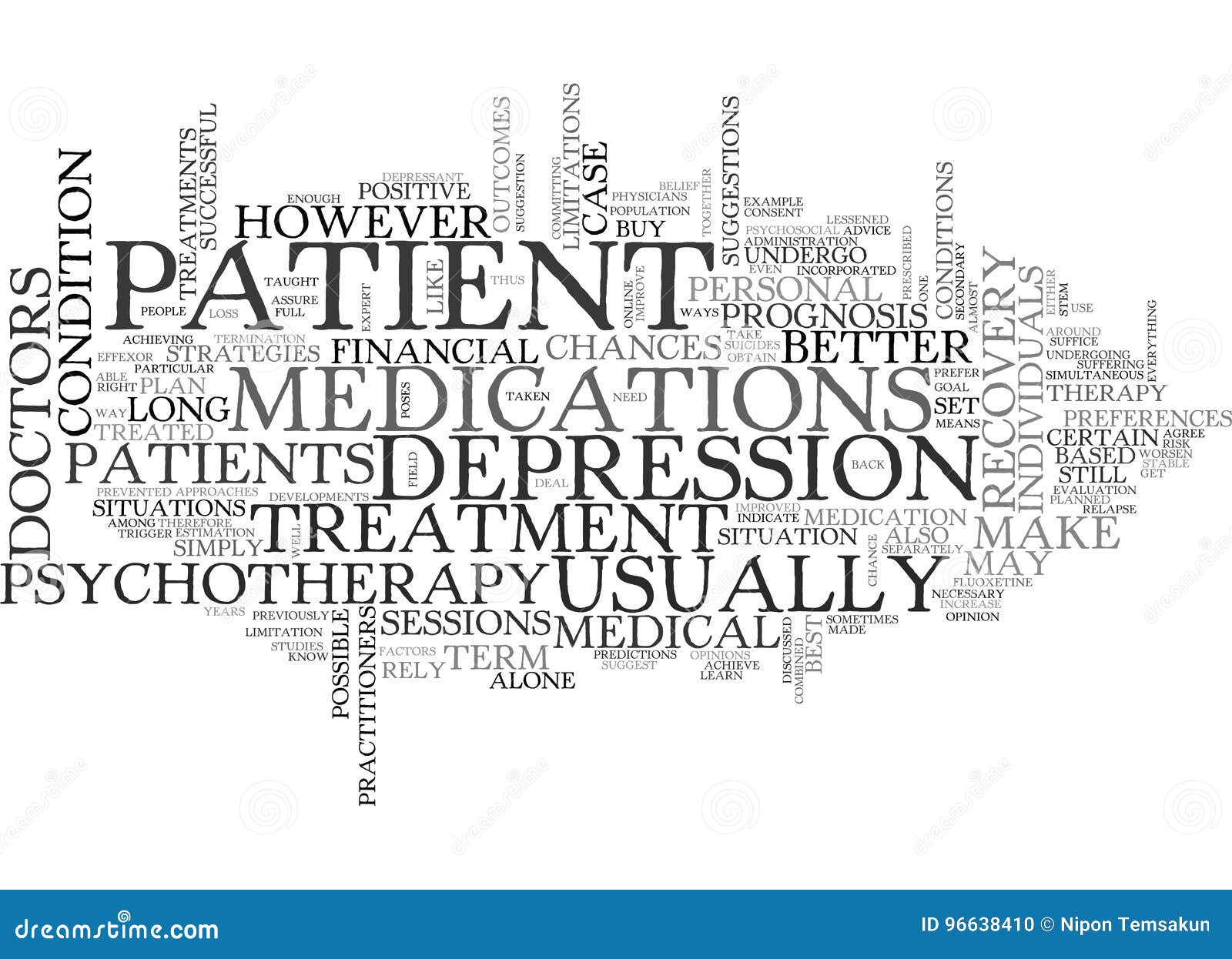 Better Chances for Recovery Word Cloud Stock Illustration ...