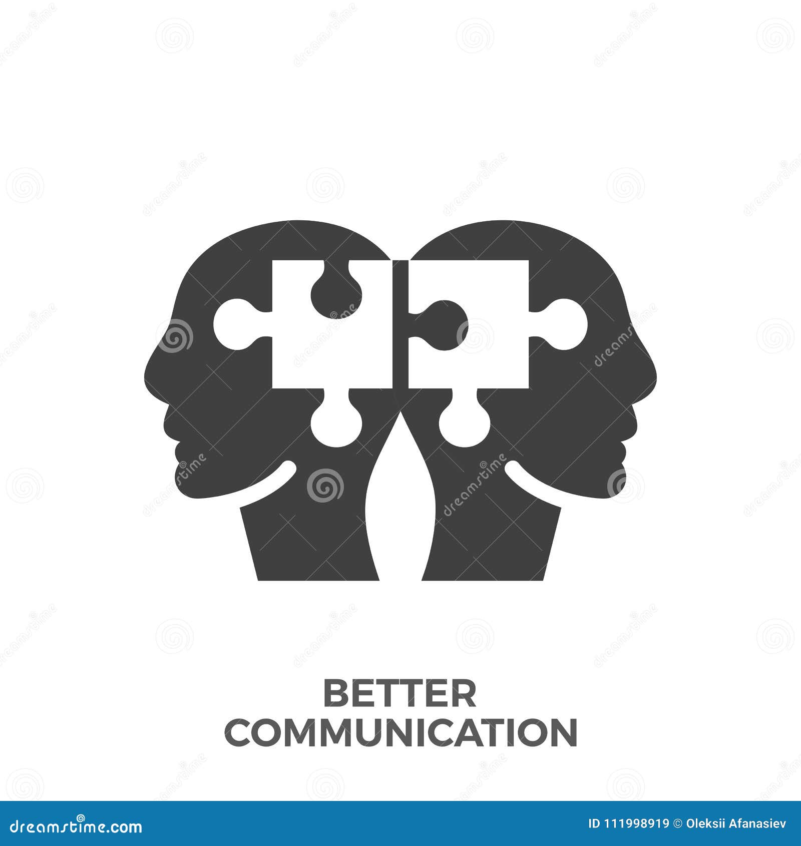 Better Communication Glyph Vector Icon. Stock Vector - Illustration of ...