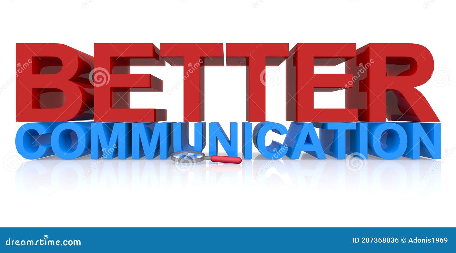 Better Communication on White Stock Illustration - Illustration of ...