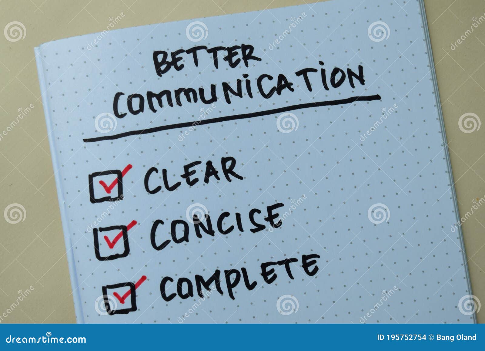 Concise Complete Clear Write On Sticky Notes Isolated On Office Desk ...