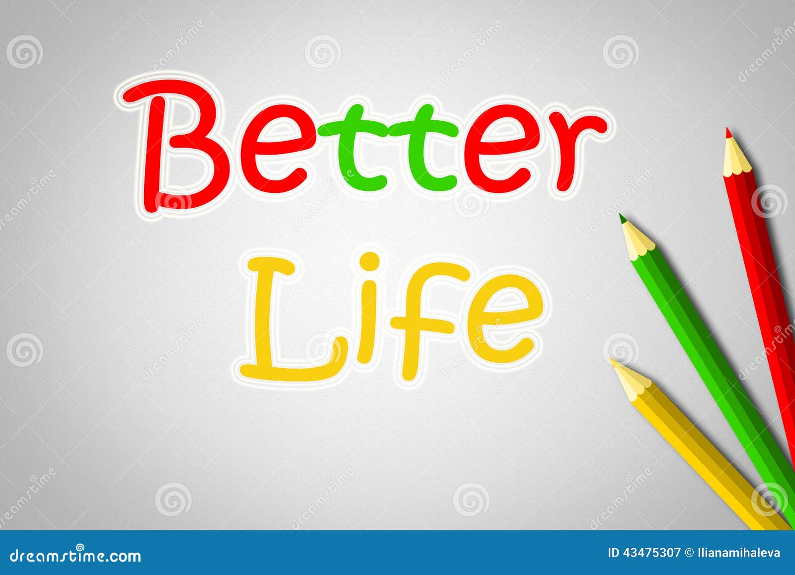 Better Life Concept stock image. Image of improvement - 43475307
