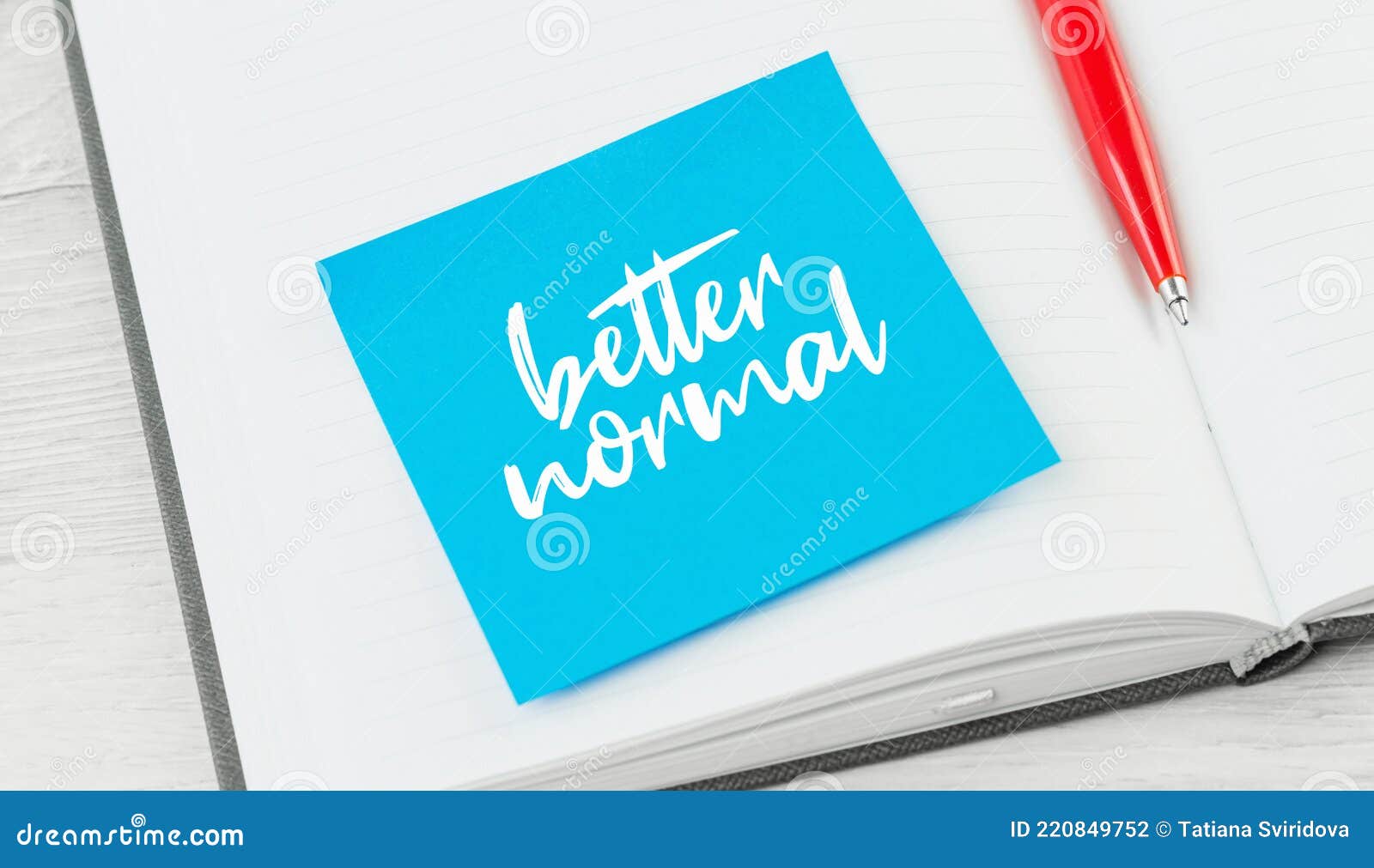 Better Normal Symbol. Wooden Blocks With Words `better Normal` On ...