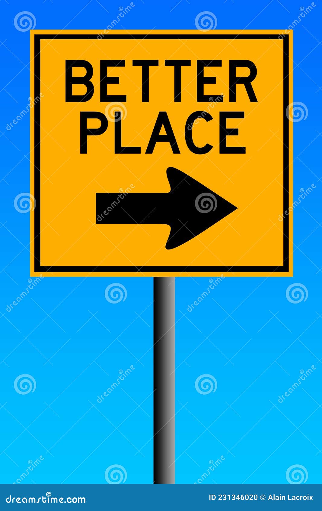 Better place stock illustration. Illustration of love - 231346020