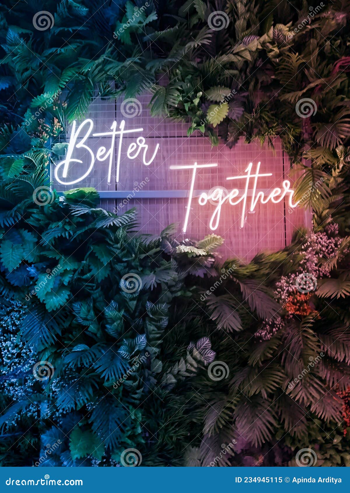 A Better Together Neon Light Stock Image - Image of screenshot ...
