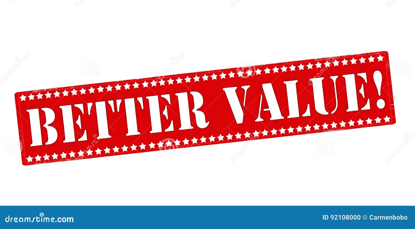 Better value stock illustration. Illustration of cost - 92108000