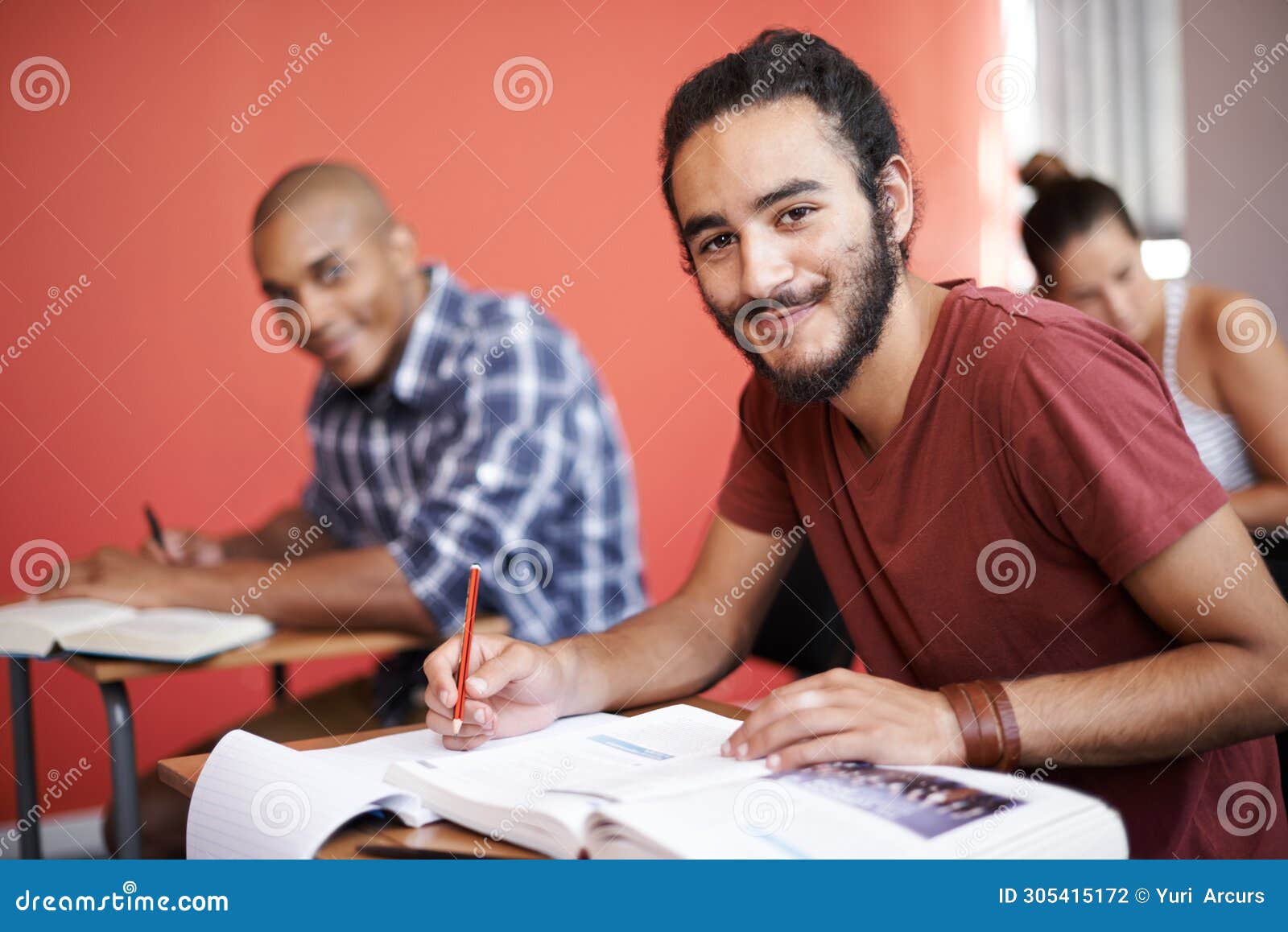 Bettering Myself through Education. Cropped Shot of a Young College ...