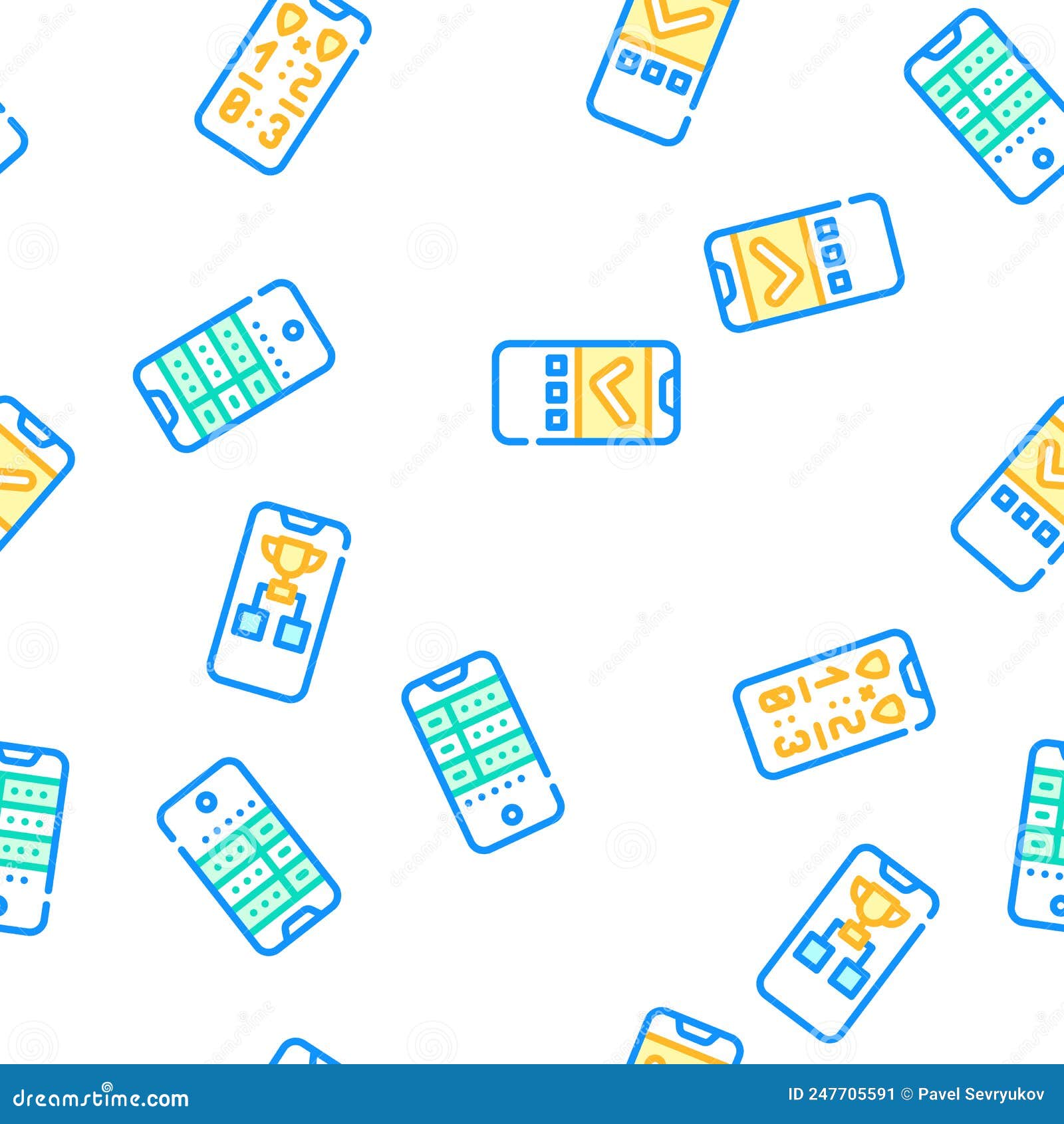 Betting on Gambling Vector Seamless Pattern Stock Vector - Illustration ...