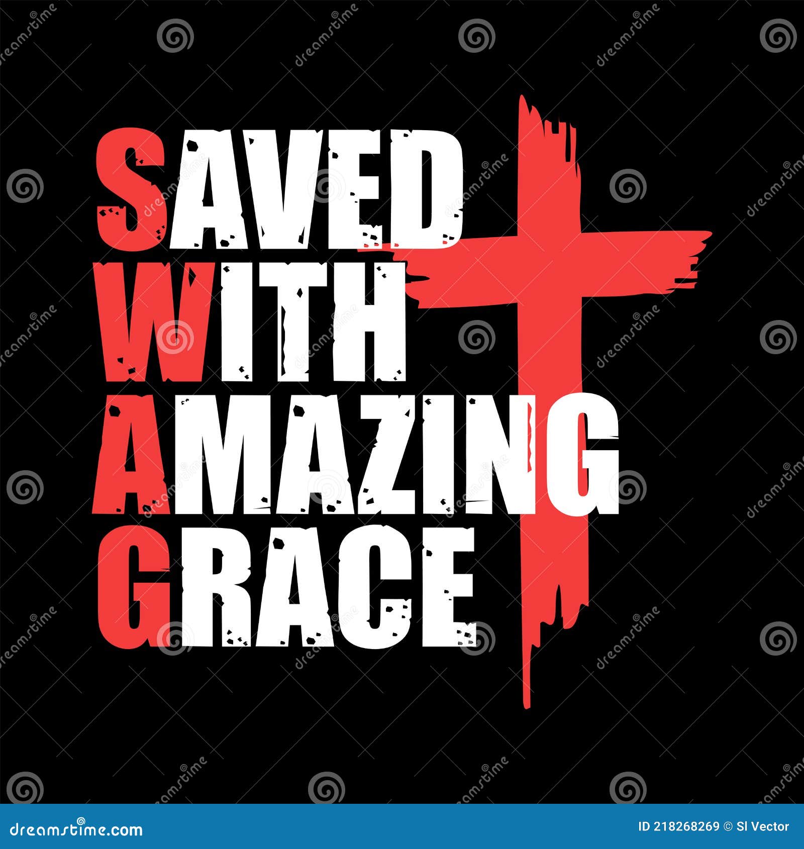 Amazing Grace. Lettering. Calligraphy Vector. Ink Illustration Royalty ...