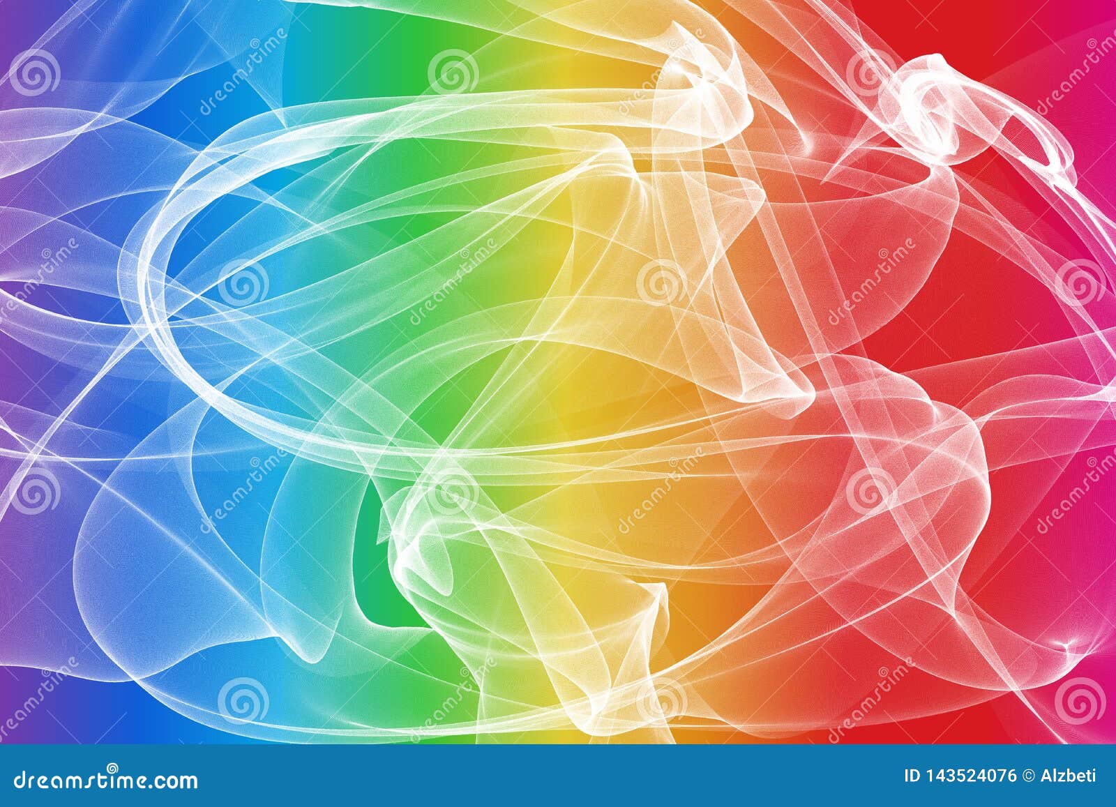 Beuatiful Abstract Background with Smooth Spectrum Color Gradient and ...