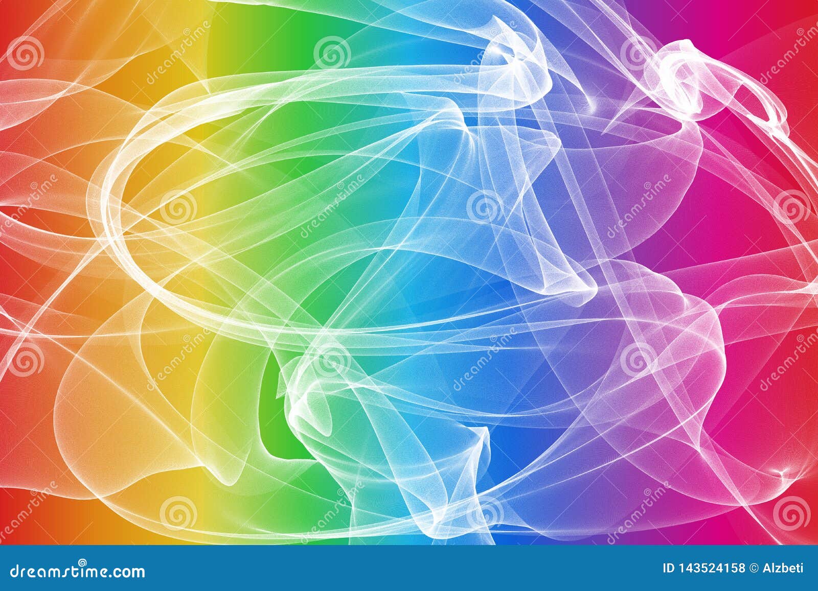 Beuatiful Abstract Background with Smooth Spectrum Color Gradient and ...