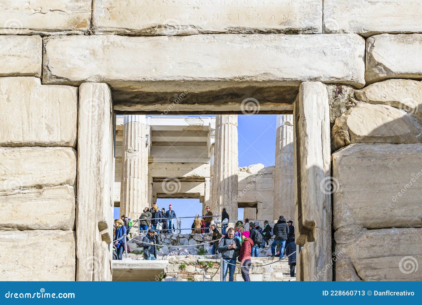 Beule Gate Acropolis Athens002 Editorial Stock Photo - Image of ...