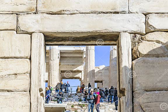 Beule Gate Acropolis Athens002 Editorial Stock Photo - Image of ...