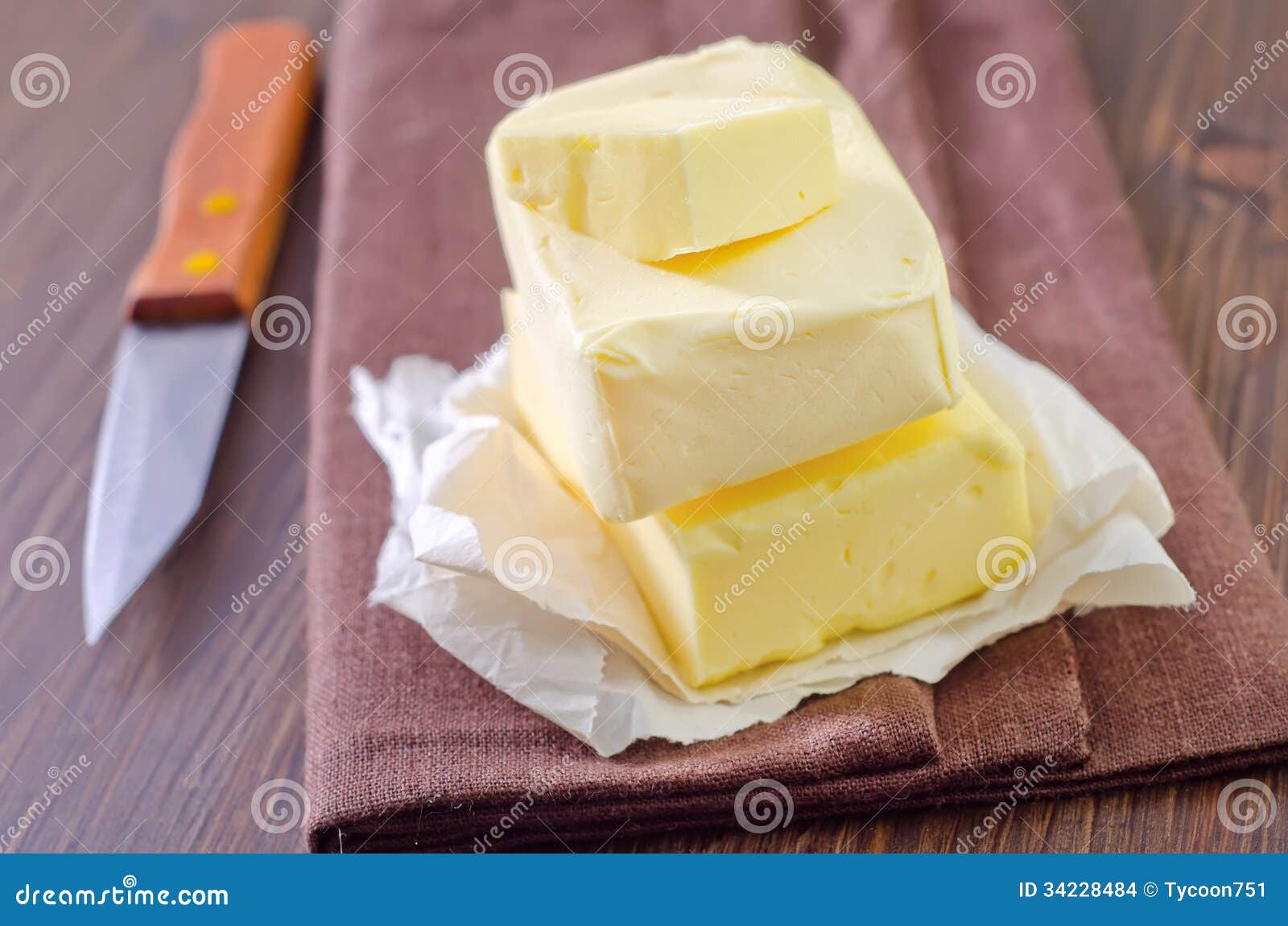 Beurre photo stock. Image du laiterie, foodstuff, régime - 34228484