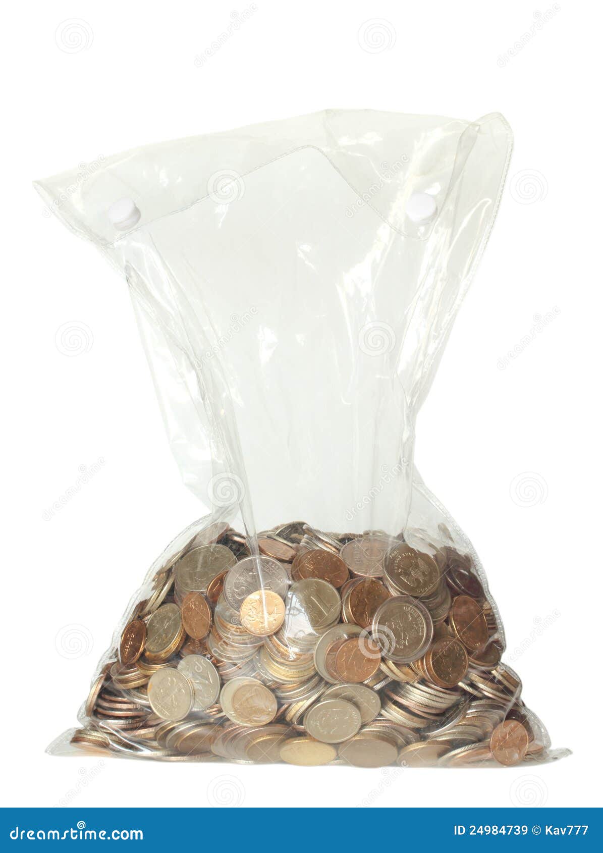 Beutel des Geldes stockbild. Bild von paket, gutschrift - 24984739