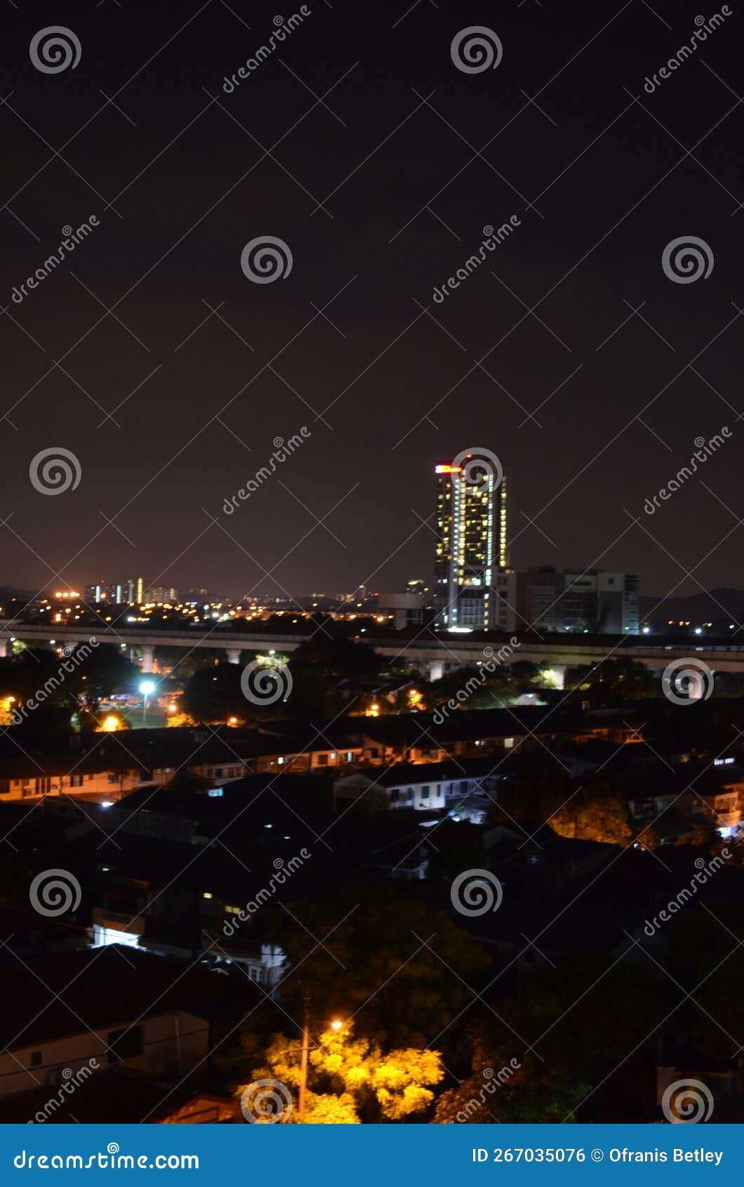 Beutiful Building Night View Light Stock Photo - Image of design ...