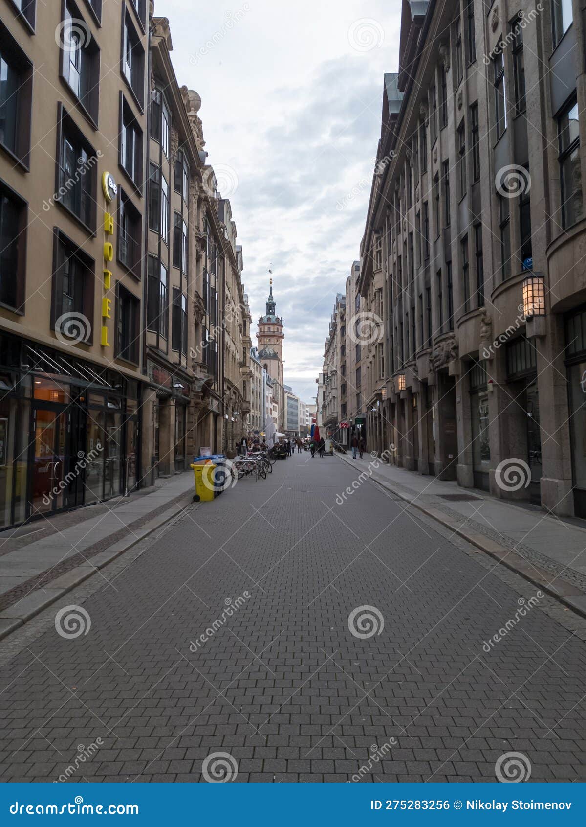 Beutiful German Architecture on the Streets of Leipzig Editorial Photo ...