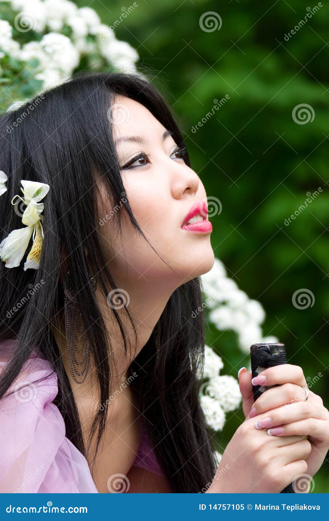 Beutiful japanese woman stock image. Image of spring - 14757105