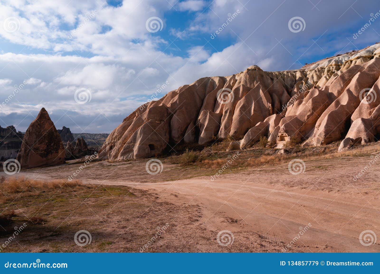 Beutiful Shape Rocks in Capadocia in Rose Valley Stock Image - Image of ...