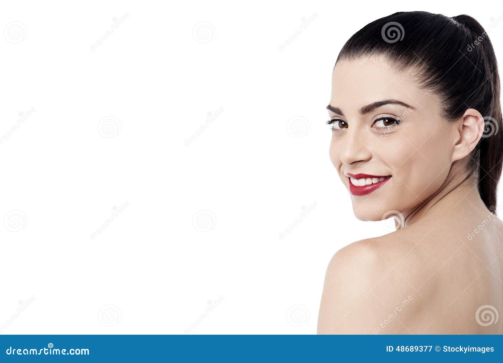 Beutiful Woman with Seductive Look Stock Image - Image of smiling ...
